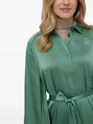 SAMSOE SAMSOE Belted Midi Shirt Dress