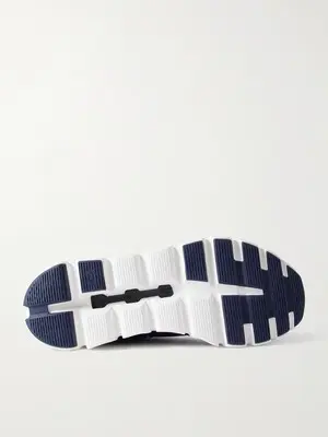 On Cloud 6 Rubber-trimmed Mesh Slip- Sneakers - Blue