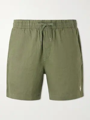 Polo Ralph Lauren Straight-leg Linen Drawstring Shorts