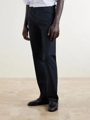 Massimo Alba Mauko Straight-leg Cotton Trousers