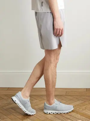 On Cloud 6 Rubber-trimmed Sneakers - Gray