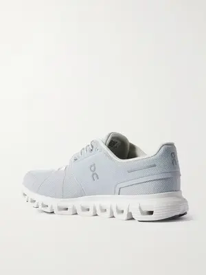 On Cloud 6 Rubber-trimmed Sneakers - Gray