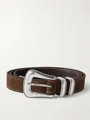 Nudie Jeans 2.5cm Suede Belt - Brown