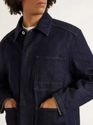 JIL SANDER Denim Blouson Jacket