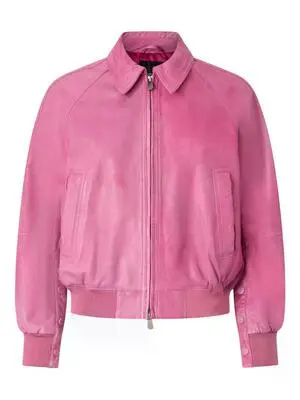Pinko Leather Jacket - Pink