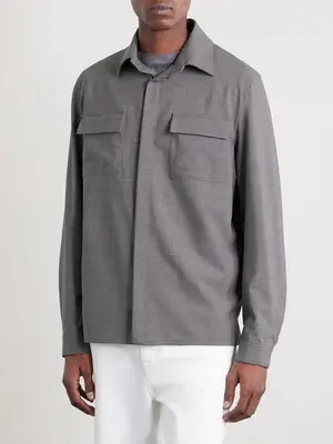 Herno Wool-blend Overshirt