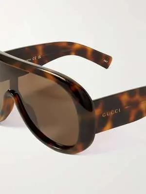 Gucci Aviator-style Acetate Sunglasses