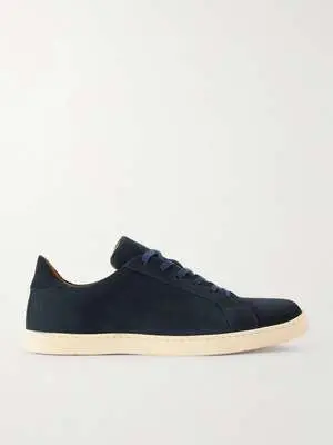 George Cleverley Jack Iii Suede Sneakers - Navy