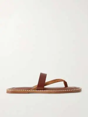 Dries Van Noten Leather And Suede Sandals