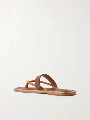 Dries Van Noten Leather And Suede Sandals