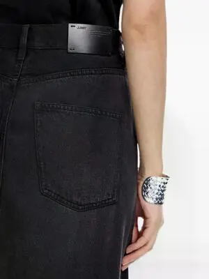 JNBY Logo-patched A-line Skirt - Black