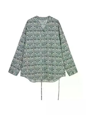 JNBY Floral-print Blouse - Blue