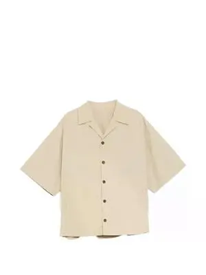 CROQUIS Short-sleeved Shirt - Neutrals