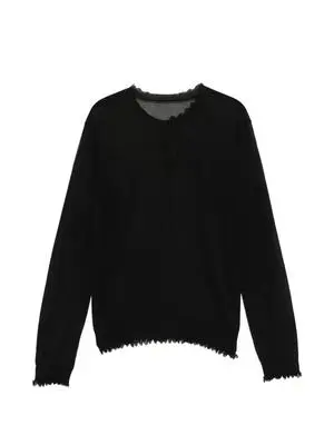 JNBY Scalloped-hem Cardigan - Black