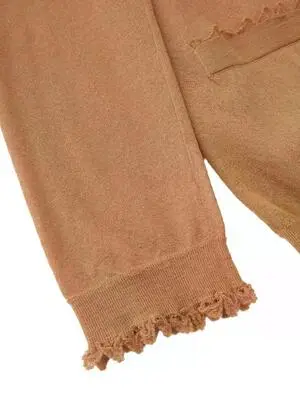 JNBY Scalloped-hem Cardigan - Brown