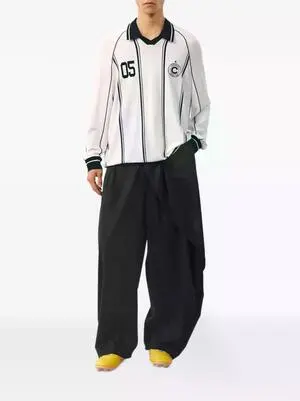 CROQUIS Tapered Drawstring Trousers - Black