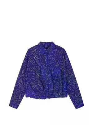 JNBY Floral Long-sleeved Shirt - Blue