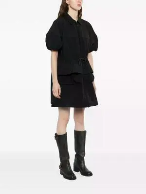 JNBY Drawstring Puff-sleeve Dress