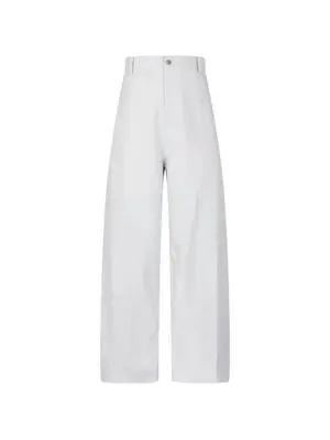 CROQUIS Two-tone Panelled Trousers - Grey