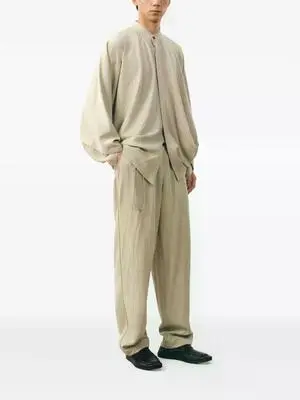 CROQUIS Asymmetric Loose Shirt - Neutrals
