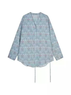 JNBY Floral V-neckline Blouse
