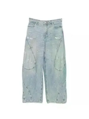 CROQUIS Dirt-design Tapered Jeans - Blue