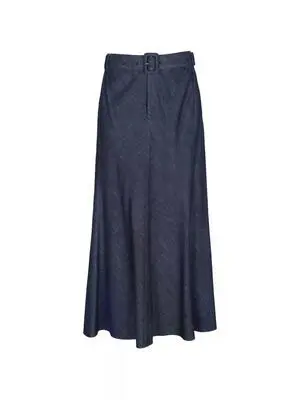 LESS Denim Maxi Skirt