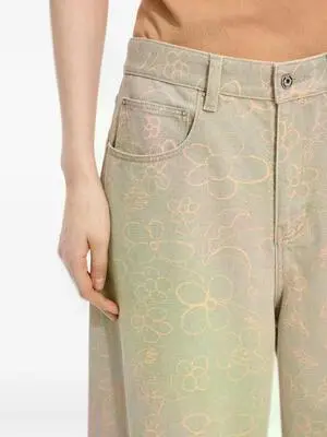 JNBY Floral-print Jeans