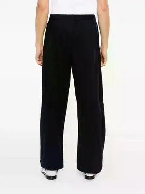 CROQUIS Tapered Drawstring Trousers - Blue