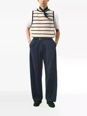 CROQUIS Tapered Drawstring Trousers - Blue