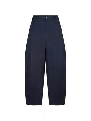 CROQUIS Tapered Drawstring Trousers - Blue