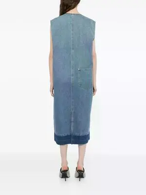 LESS Denim Midi Dress