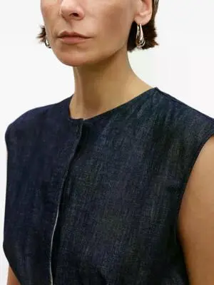 LESS Belted Denim Vest
