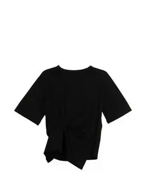 LESS Crinkled T-shirt - Black