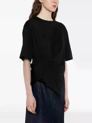 LESS Crinkled T-shirt - Black