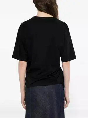 LESS Crinkled T-shirt - Black