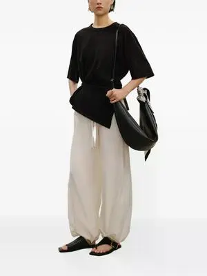 LESS Crinkled T-shirt - Black