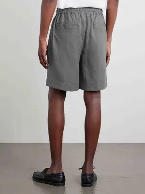 Eleventy Straight-leg Linen Shorts