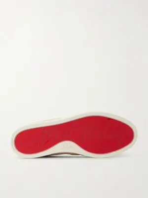 CHRISTIAN LOUBOUTIN Tutti Rui Perforated Nubuck Sneakers