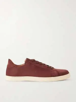 George Cleverley Jack Iii Suede Sneakers - Dark Brown
