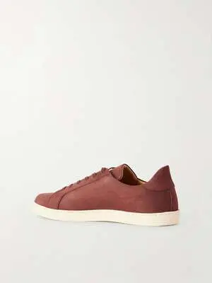 George Cleverley Jack Iii Suede Sneakers - Dark Brown