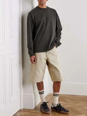AGOLDE Fusion Straight-leg Denim Shorts