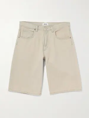 AGOLDE Fusion Straight-leg Denim Shorts