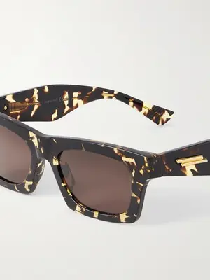 Bottega Veneta Square-frame Recycled-acetate Sunglasses