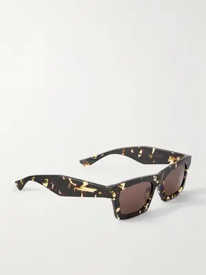 Bottega Veneta Square-frame Recycled-acetate Sunglasses