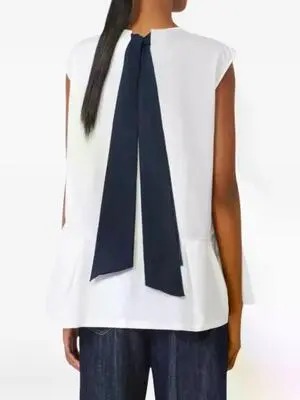 Max Mara Bow-detail Pleated Blouse