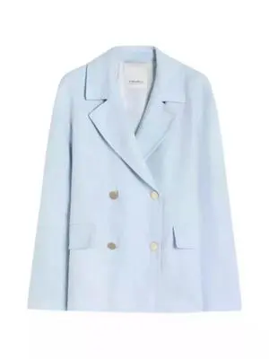 Max Mara Double-breasted Blazer - Blue