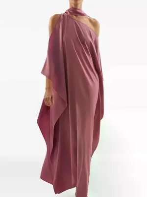 TALLER MARMO Barths Cut-out Asymmetric Maxi Dress