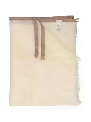 Malo Fringed-trim Scarf - Neutrals
