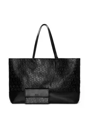Gcds Monogram Embossed Tote Bag
